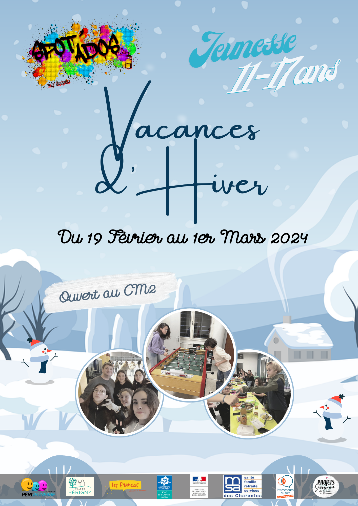 Vacances d’hiver 2024 – 1 | Péri'Jeunesse